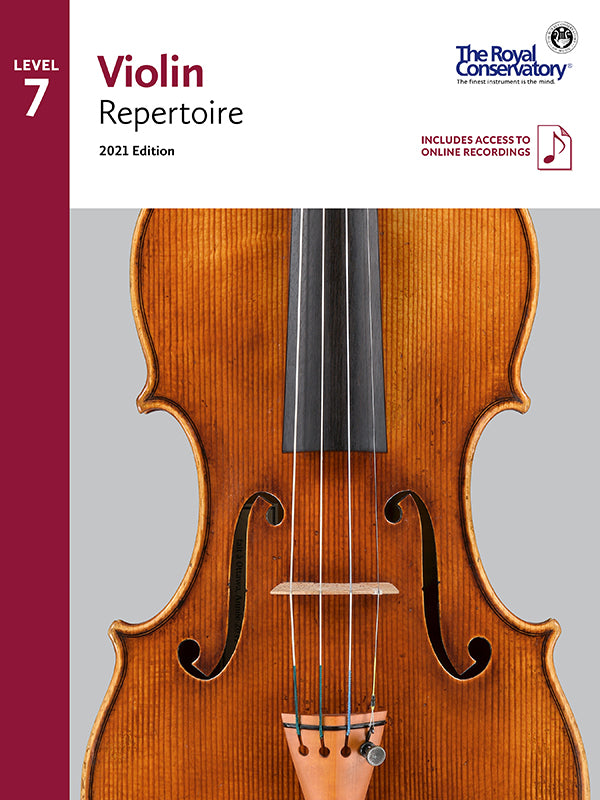 Violin Repertoire 7 | 2021 Edition | RCM Shop – RCM Shop (US/International)
