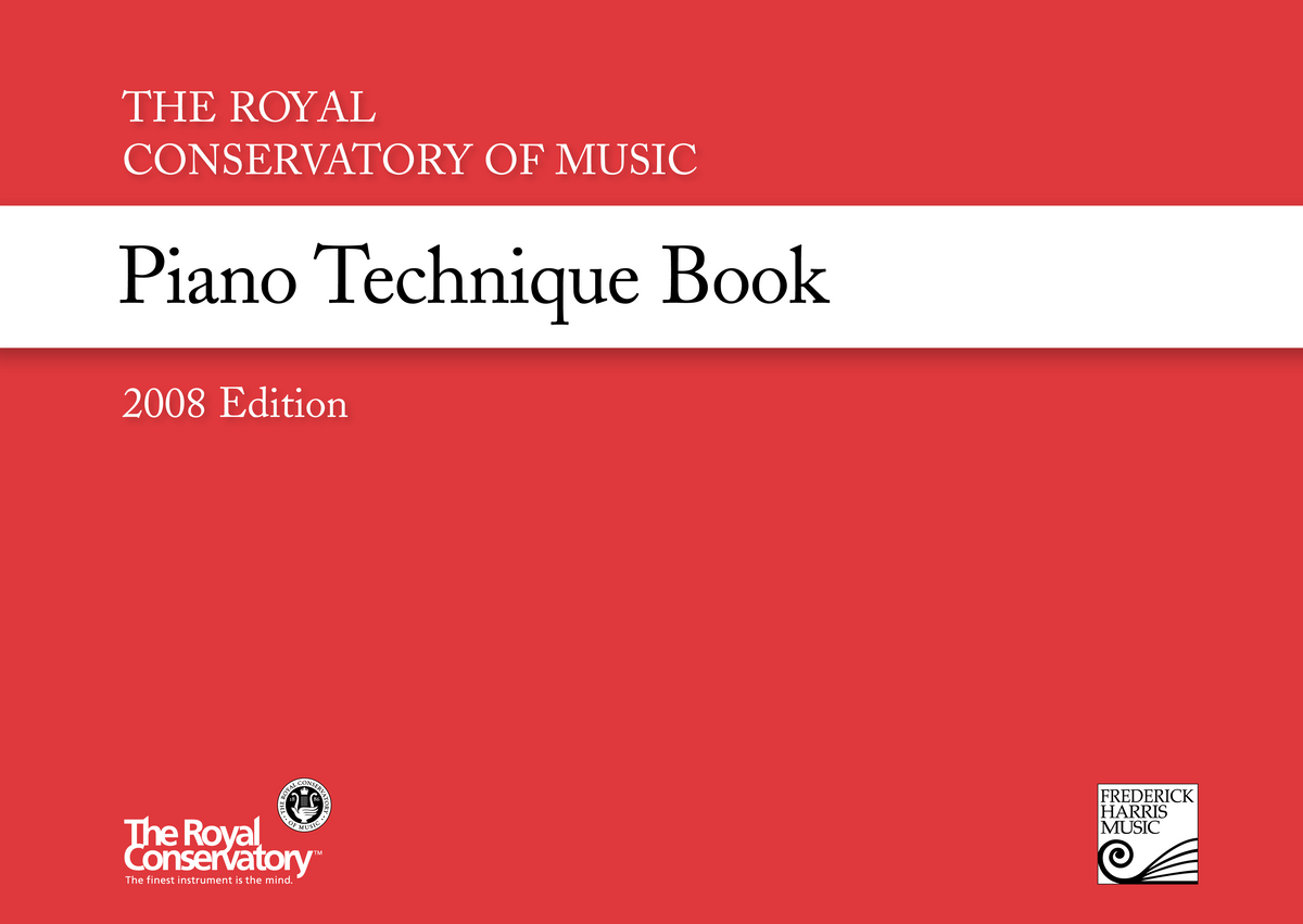 The Royal Conservatory of Music Piano Technique Book, 2008 Edition ...
