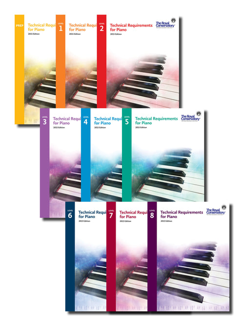 Complete 9-Book Set Technical Requirements for Piano | RCM Shop – RCM ...